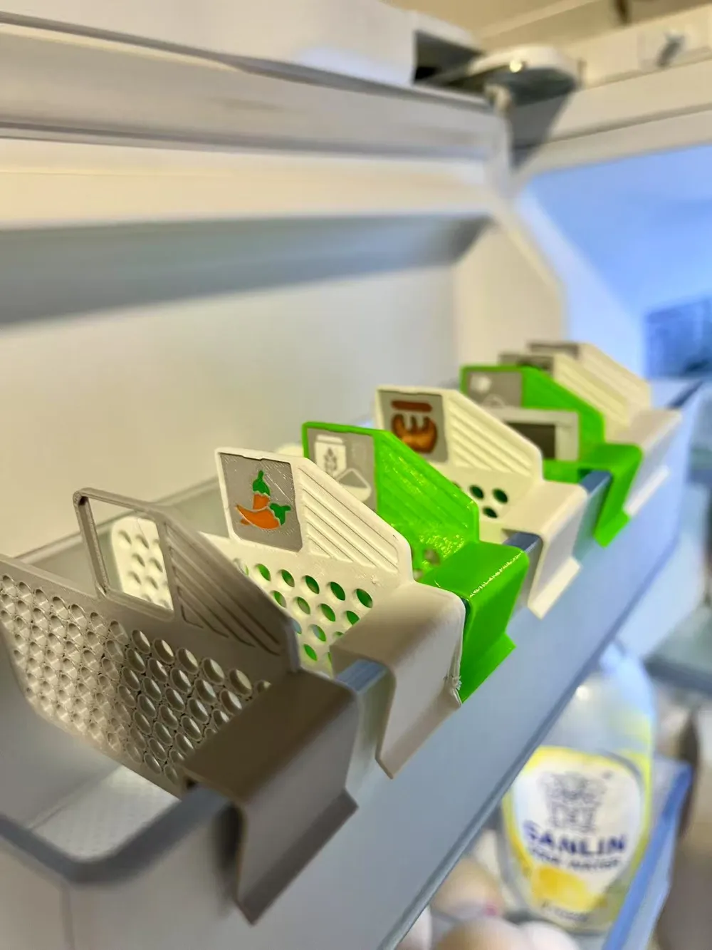 Replaceable Label Refrigerator Divider System (Dividers/Boxes/Label ...