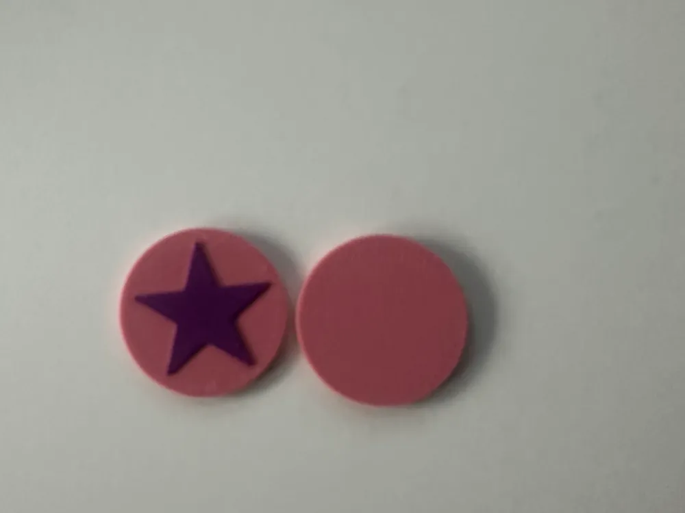 Star Token - Free 3D Print Model - MakerWorld