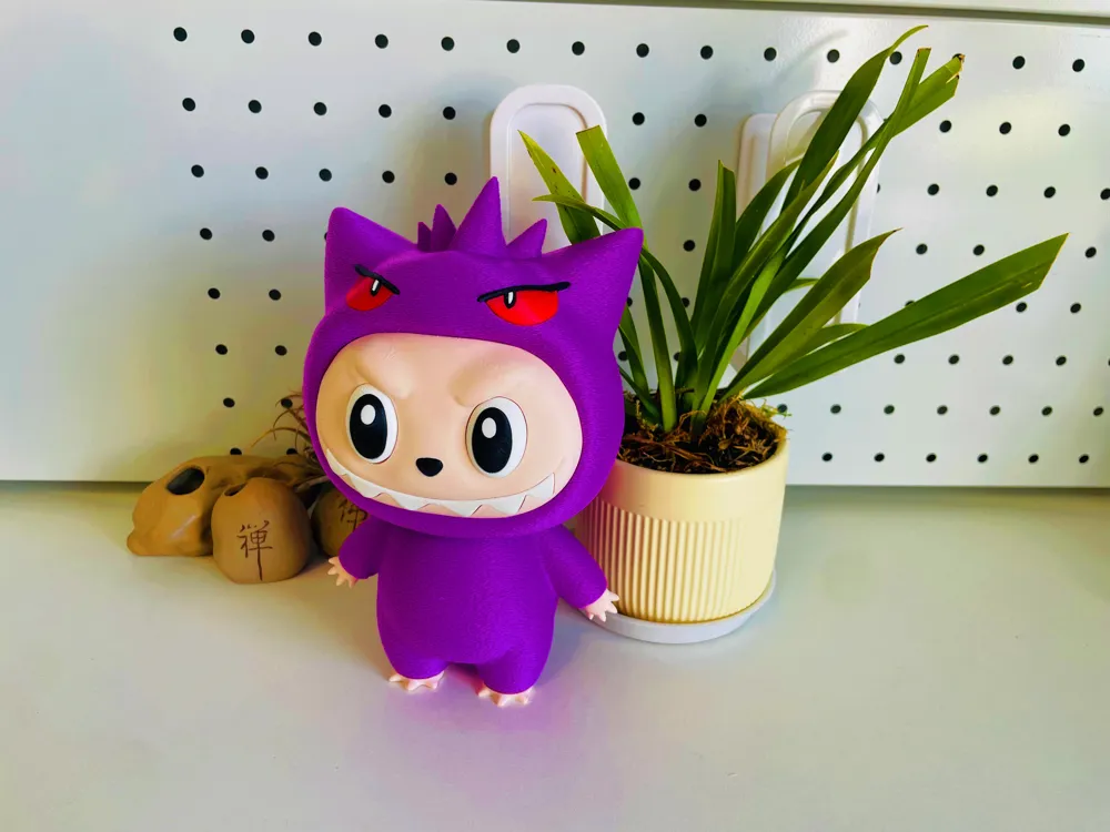 Gengar+Labubu (NO AMS) by 手残的Leo MakerWorld: Download Free 3D Models