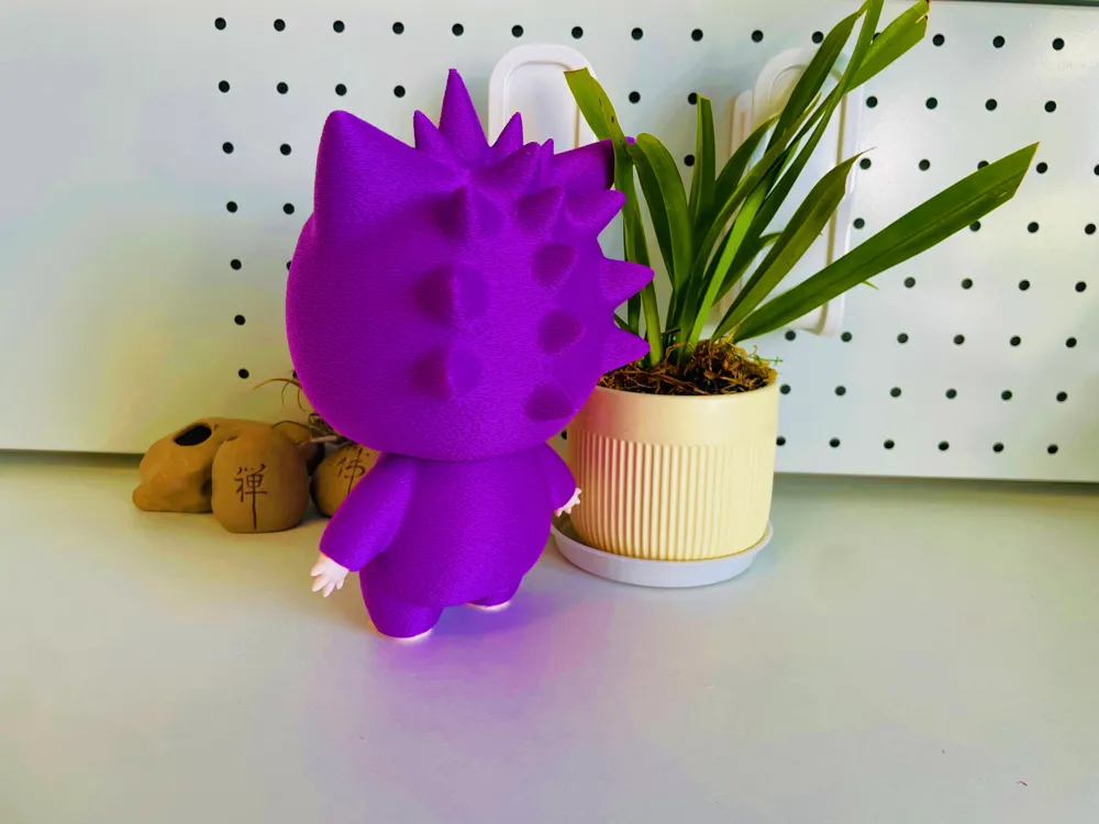 Gengar+Labubu (NO AMS) - Free 3D Print Model - MakerWorld