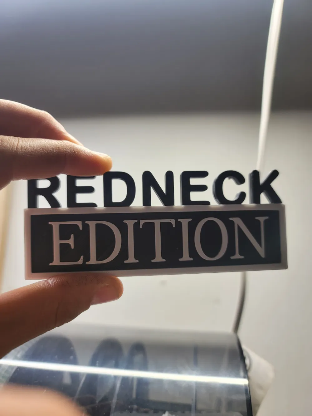 Redneck Edition Car Emblem by Andrew - MakerWorld
