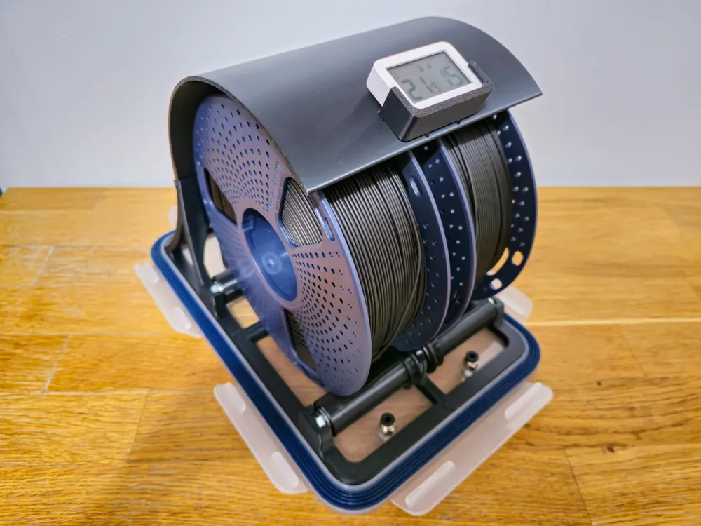 Ikea 365 Poor Man's AMS Dry Filament Storage Box by Triton's Designs ...