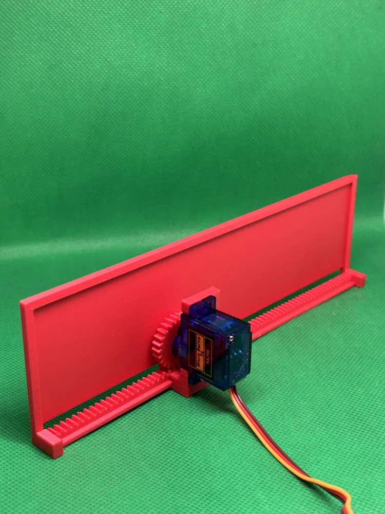 automatic sliding gate - SG90 servo - Free 3D Print Model - MakerWorld