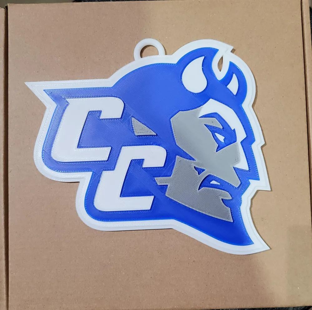 CENTRAL CONNECTICUT 3D Logo 180mm series by mercadogarzas MakerWorld ...