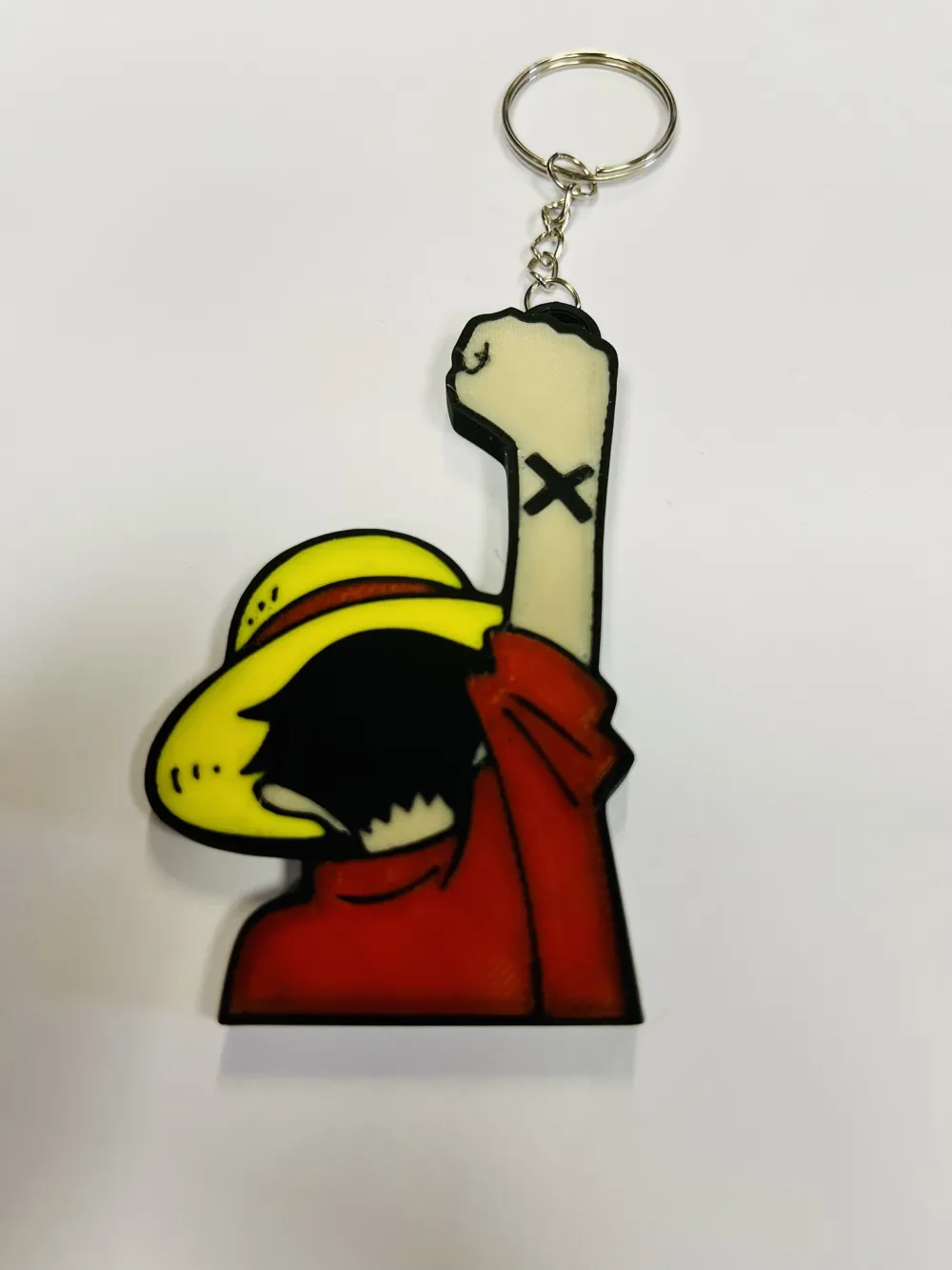 Monkey D. Luffy keychain - one piece - Free 3D Print Model - MakerWorld