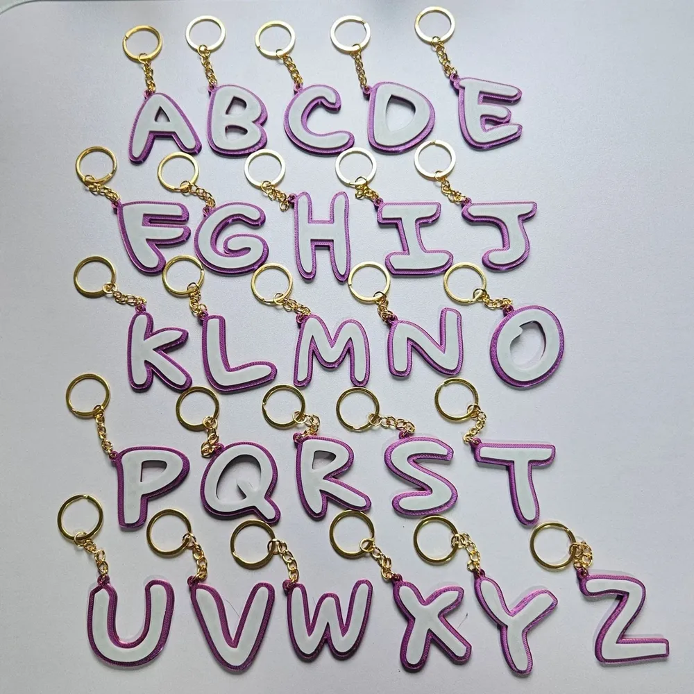 Letter i keychain by MB3D - MakerWorld