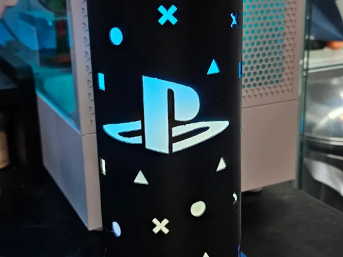 Playstation LED Lamp - Free 3D Print Model - MakerWorld