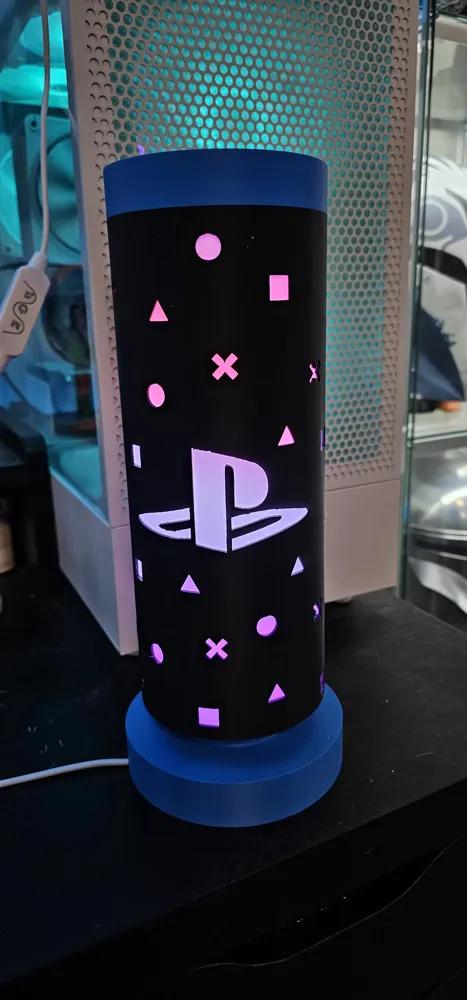 Playstation LED Lamp - Free 3D Print Model - MakerWorld