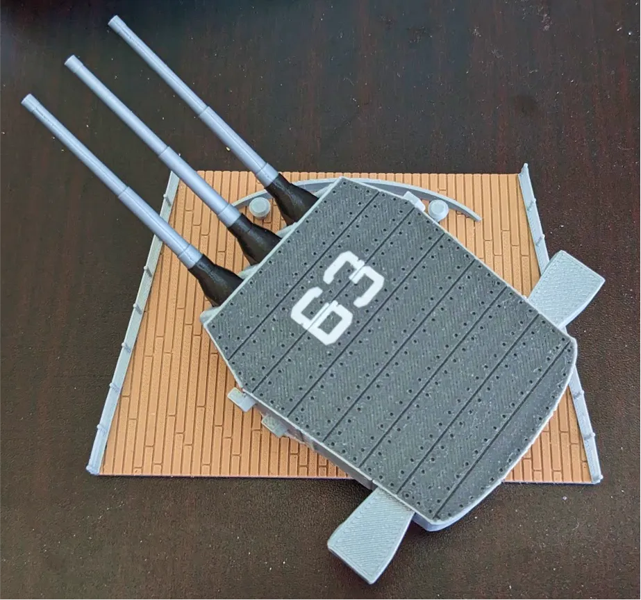 WWII Iowa-Class Battleship Turret with Moving Guns by Rexi Labs ...