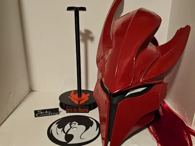 Igris the Bloodred Helmet Stand w/changeable faces by bbush362 ...