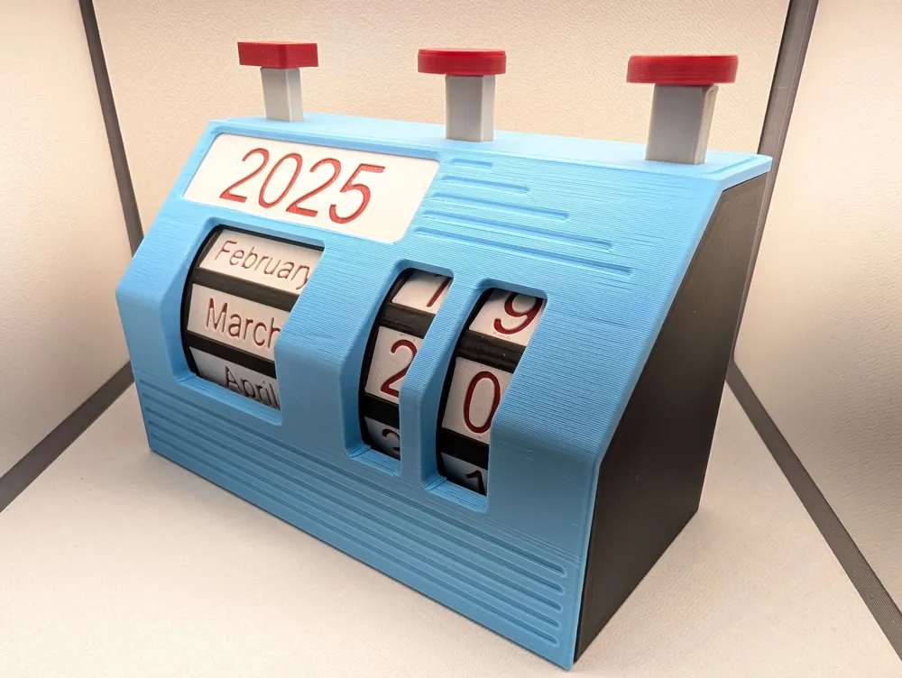 Mechanical Calendar - Free 3D Print Model - MakerWorld