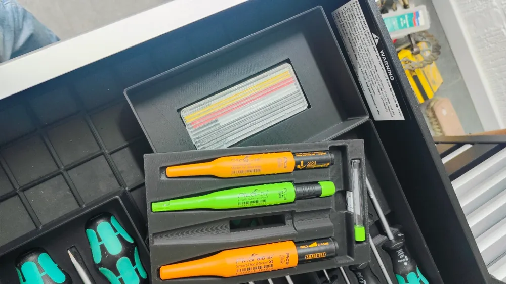 Gridfinity Pica pen holder stackable by Llama16 - MakerWorld