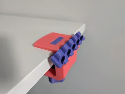 Desk clamp cable holder - Modular by D4V3IG MakerWorld: Download Free ...