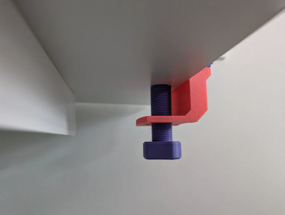 Desk clamp cable holder - Modular - Free 3D Print Model - MakerWorld