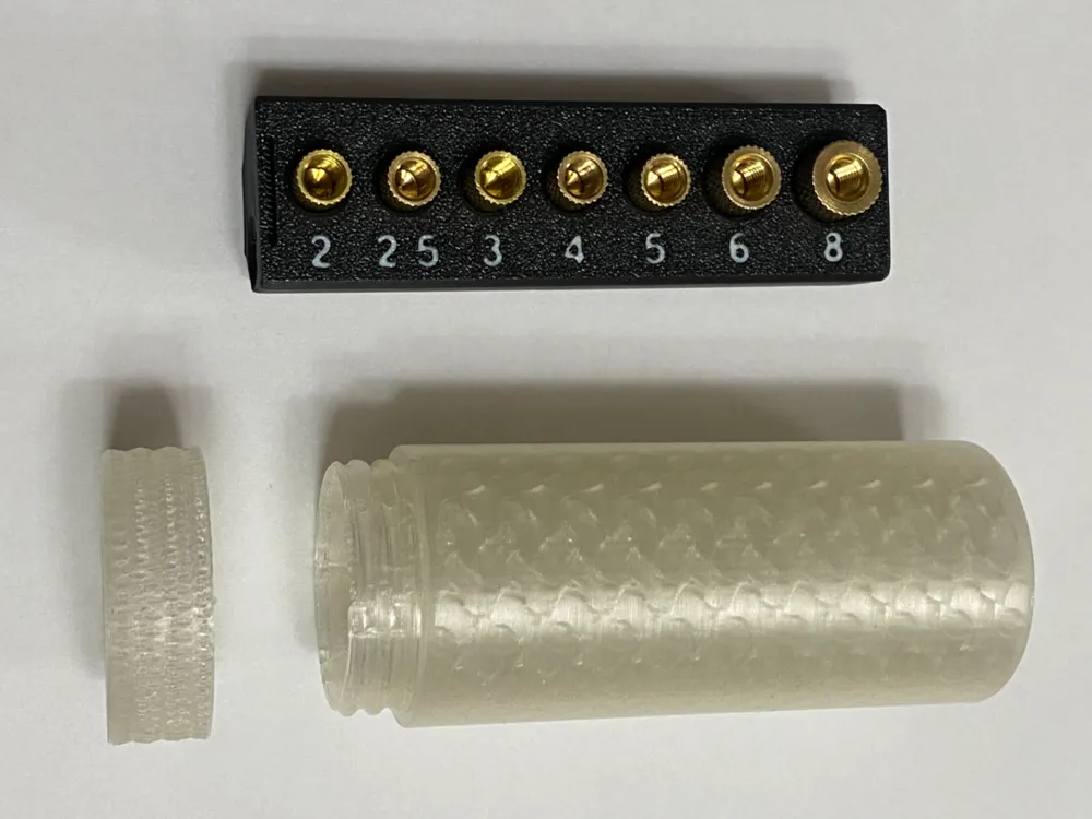 Heat set inserts tip holder - totally tubular! by ururkMakerWorld ...