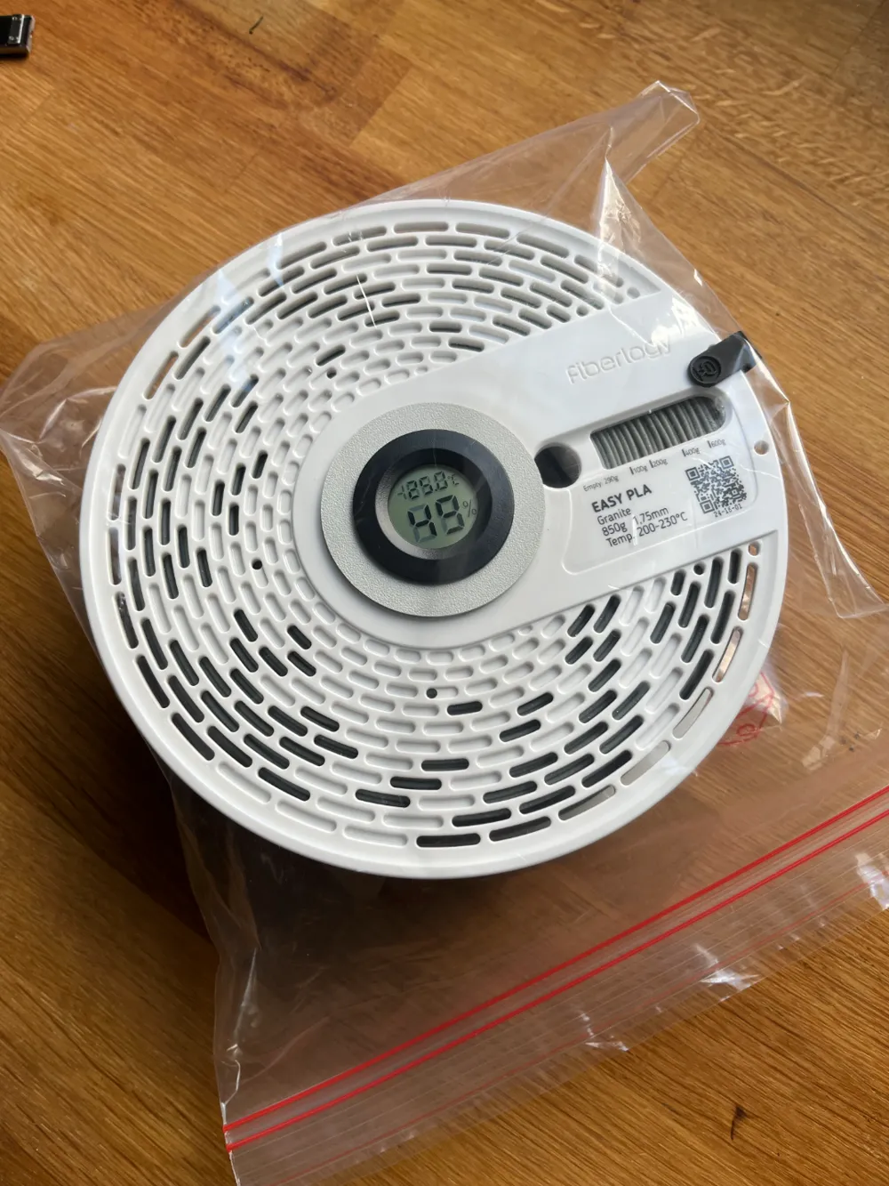 Humidity sensor spool bracket, Fiberlogy spools by futuri - MakerWorld