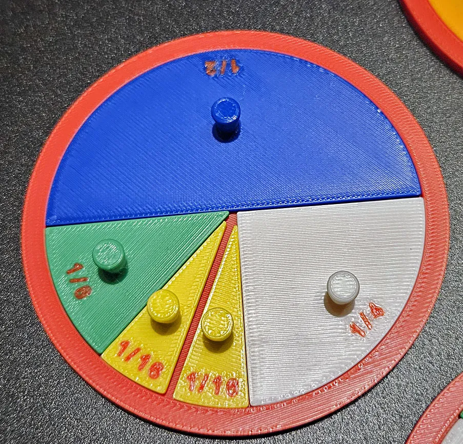 Learning fractions for children by chrigi MakerWorld: Download Free 3D ...