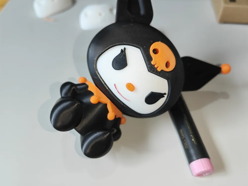 Mid-Autumn Good Luck - Moon Swing - Kuromi - Free 3D Print Model ...