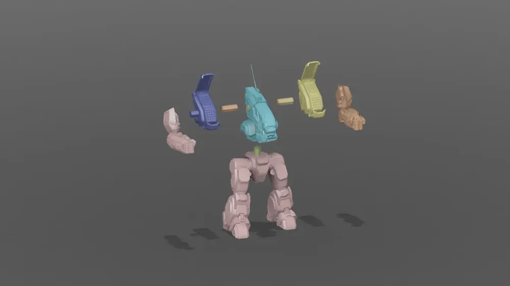 Mech Remixed by Saving up for 3D printer MakerWorld: Download Free 3D ...