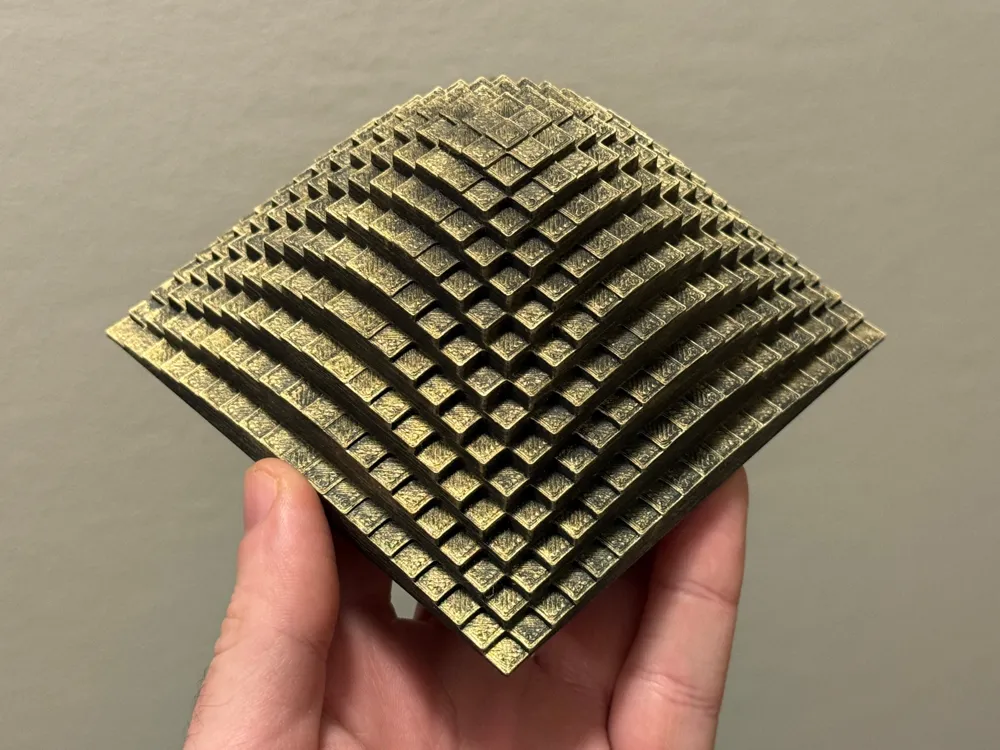 Mound of Extruded Squares by Endless Design Lab 🌀 - MakerWorld