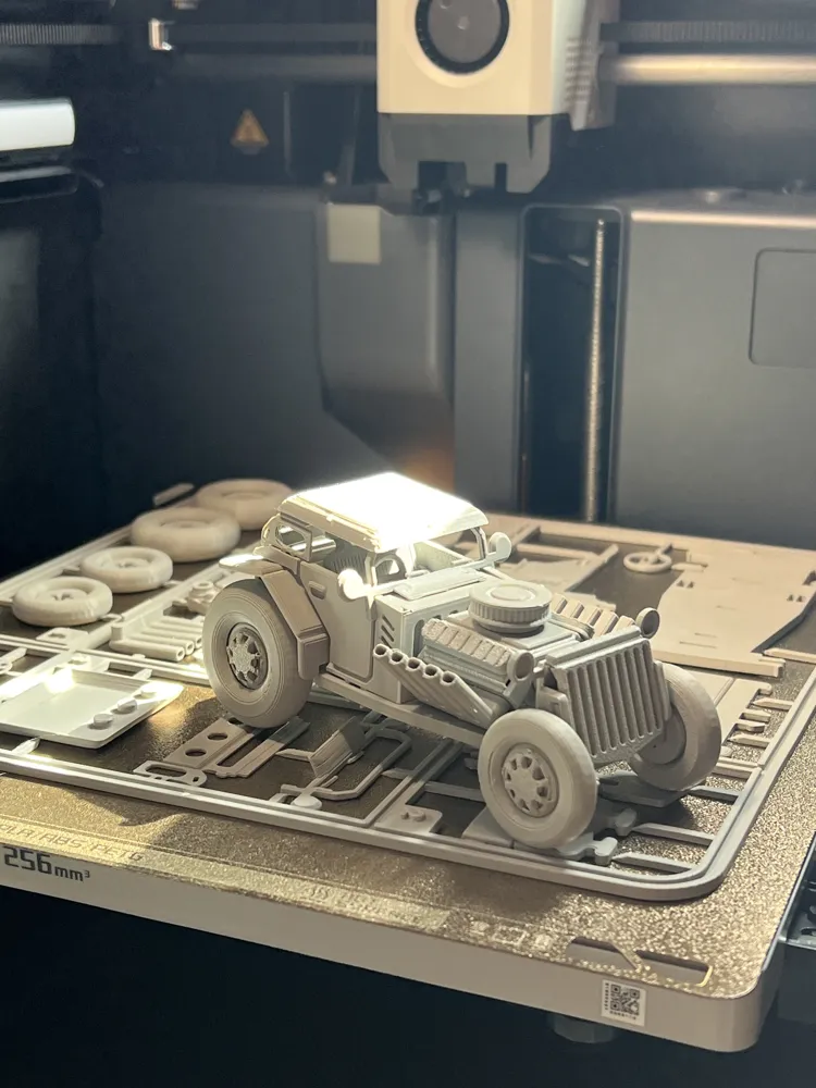 HOT ROD- KIT CARD - Free 3D Print Model - MakerWorld