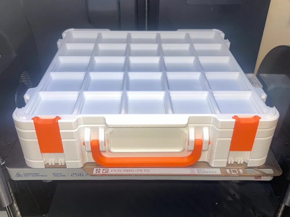 Gridfinity with pin storage box 5x5x6u Remixed by Demig74MakerWorld: Download Free 3D Models