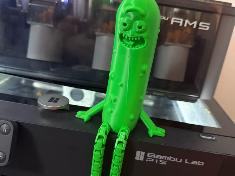 articulated pickle rick by Fatalchaos25 MakerWorld: Download Free 3D Models