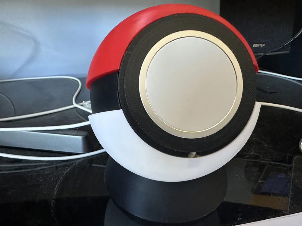 Pokeball charger works with new magsafe 2024 - Free 3D Print Model ...