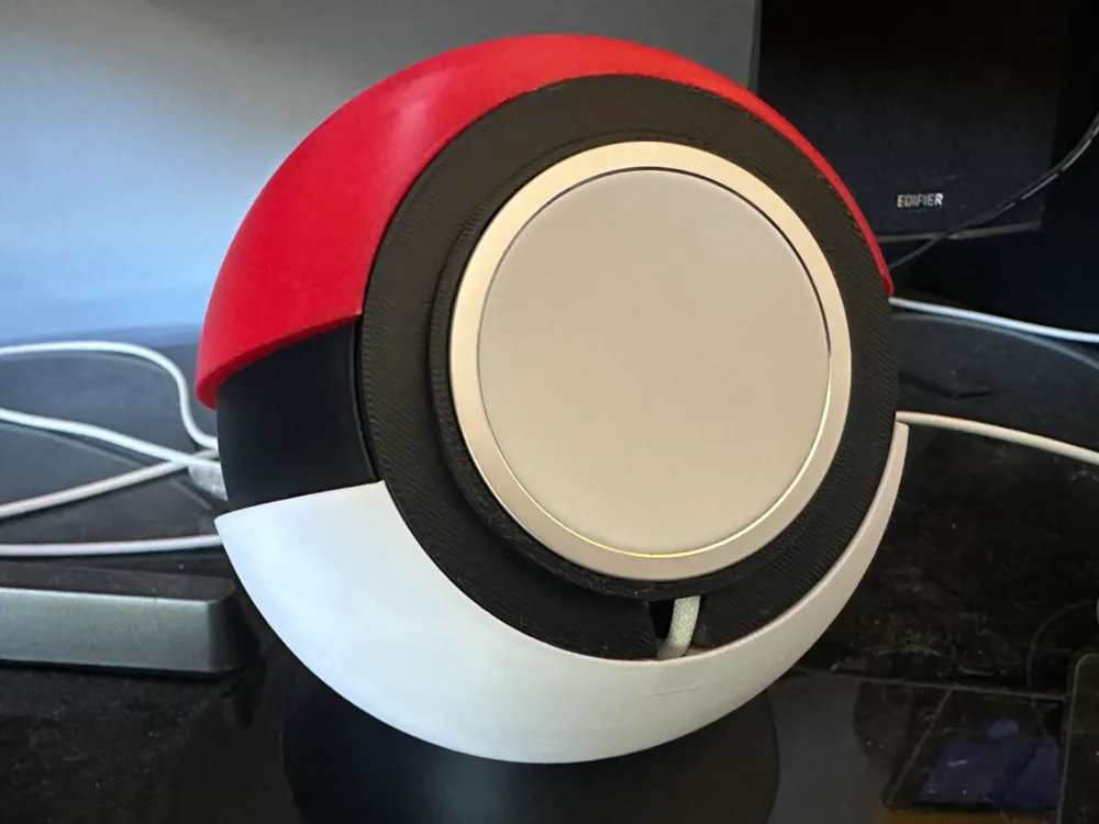 Pokeball charger works with new magsafe 2024 - Free 3D Print Model ...
