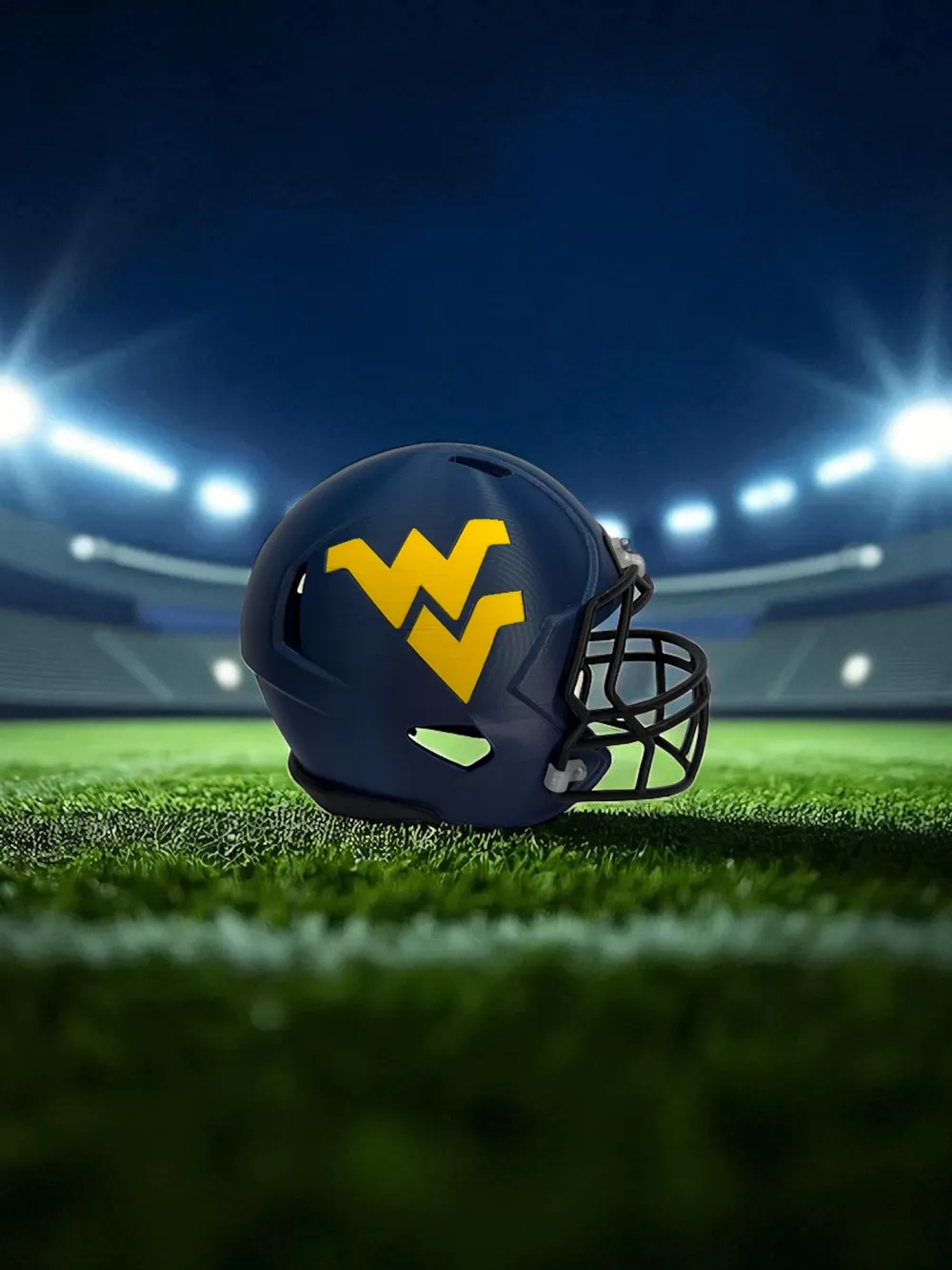 West Virginia WVU Mountaineers Football Helmet by animuL67 MakerWorld ...