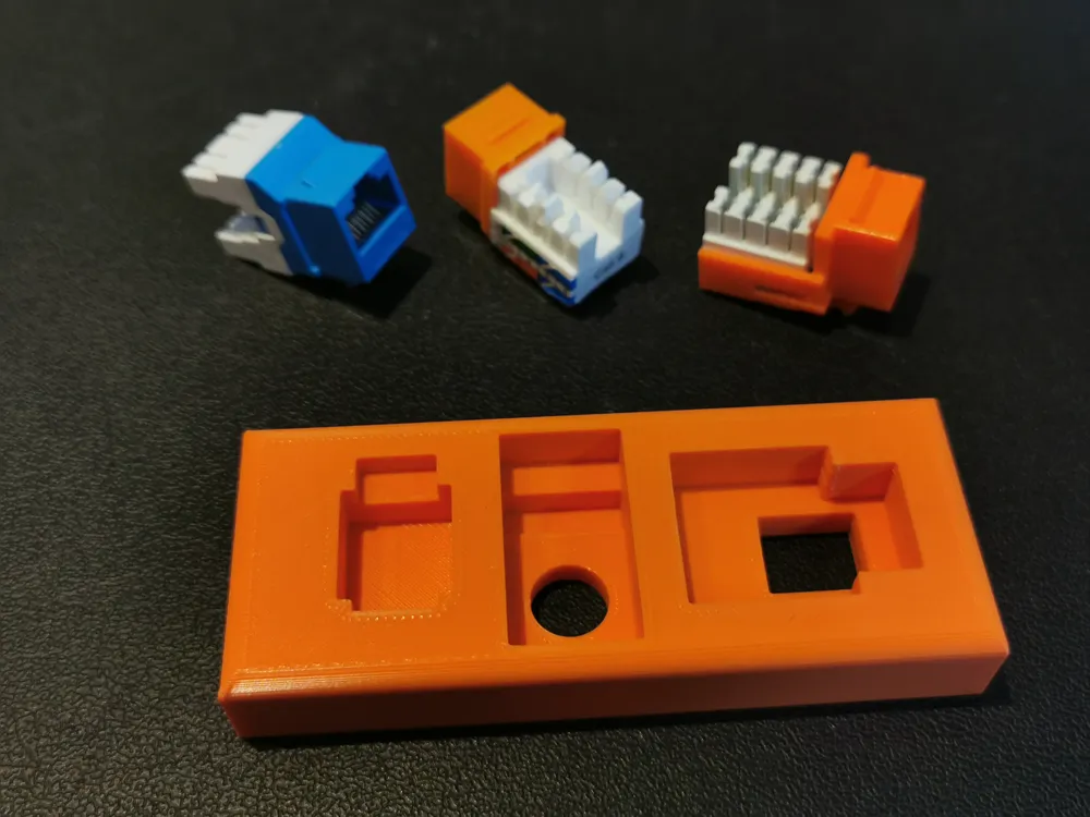 RJ45 Keystone Punch block by MakerMan 3D - MakerWorld