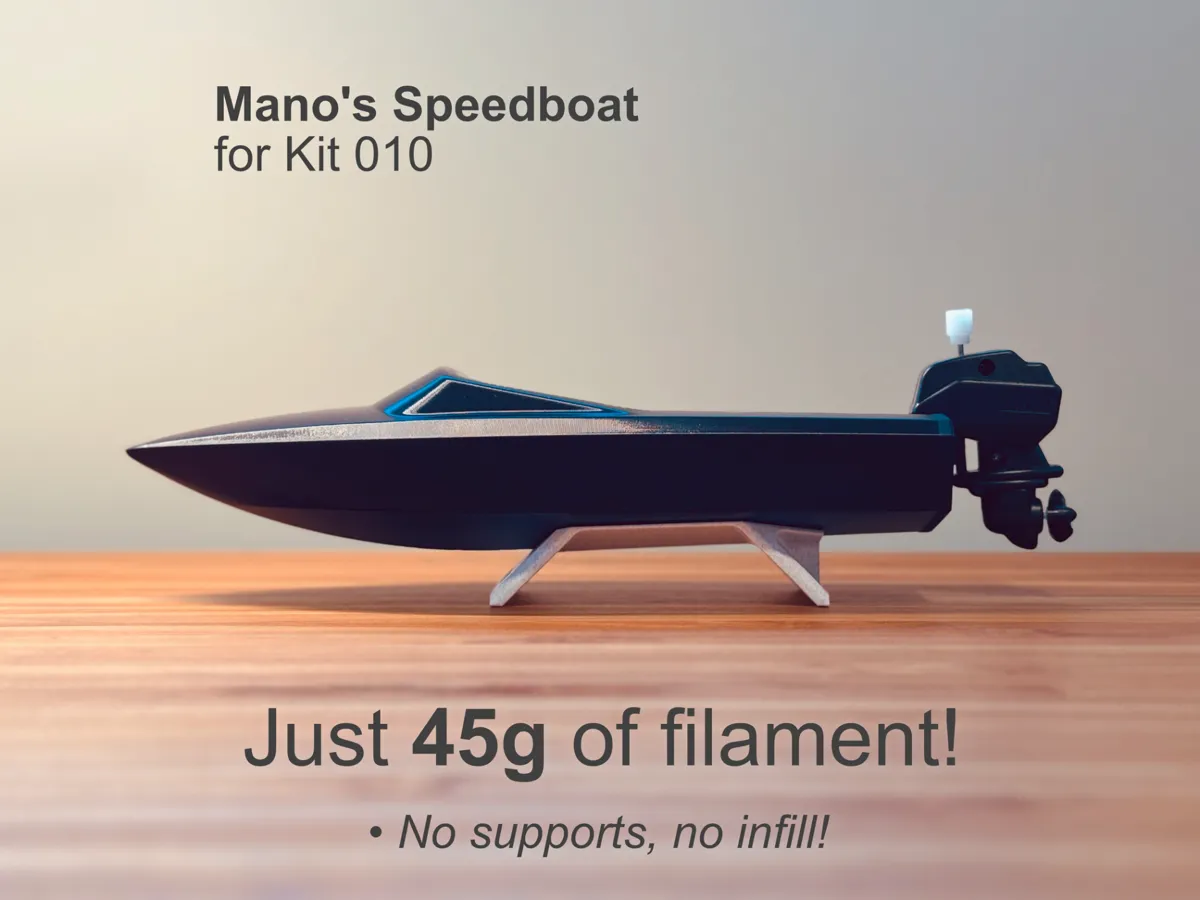 Bateau Rapide de Mano - pour Kit 010 par Mano MakerWorld : Téléchargez ...