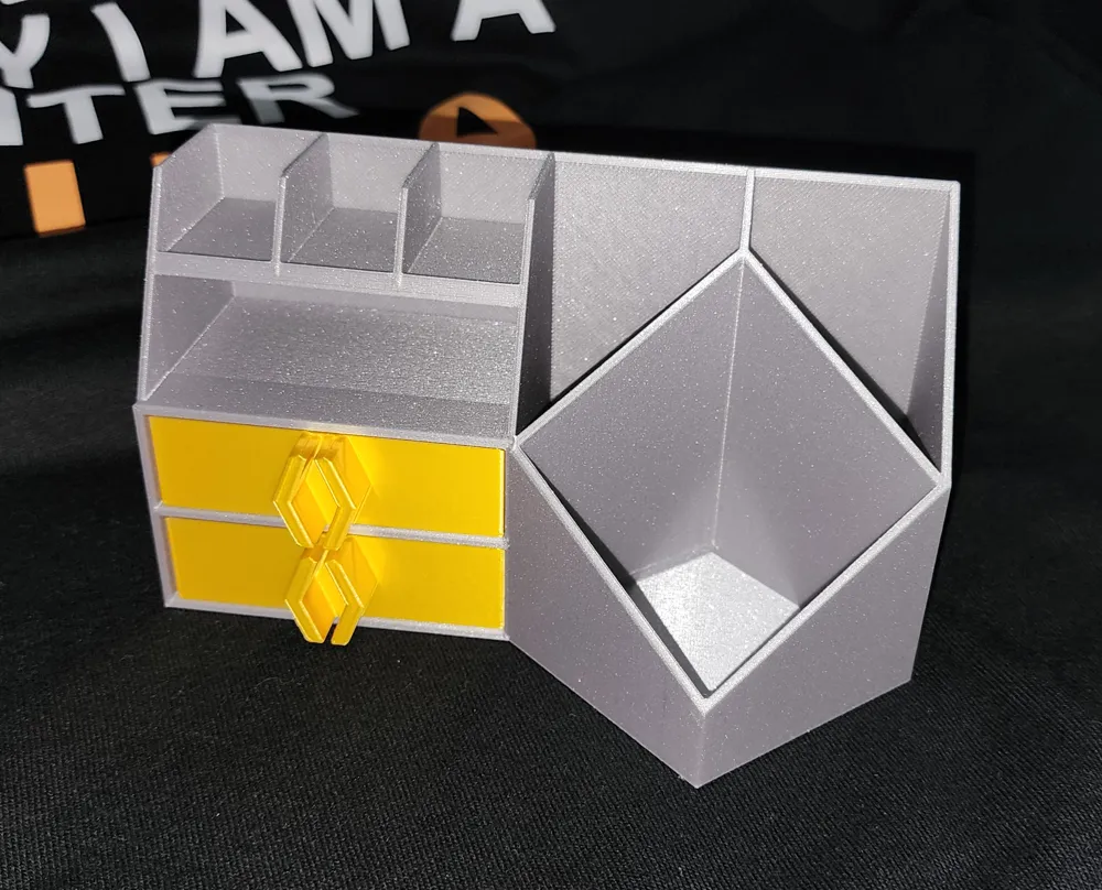 Desk organizer with drawers and caddies by TripleGWorkshop - MakerWorld