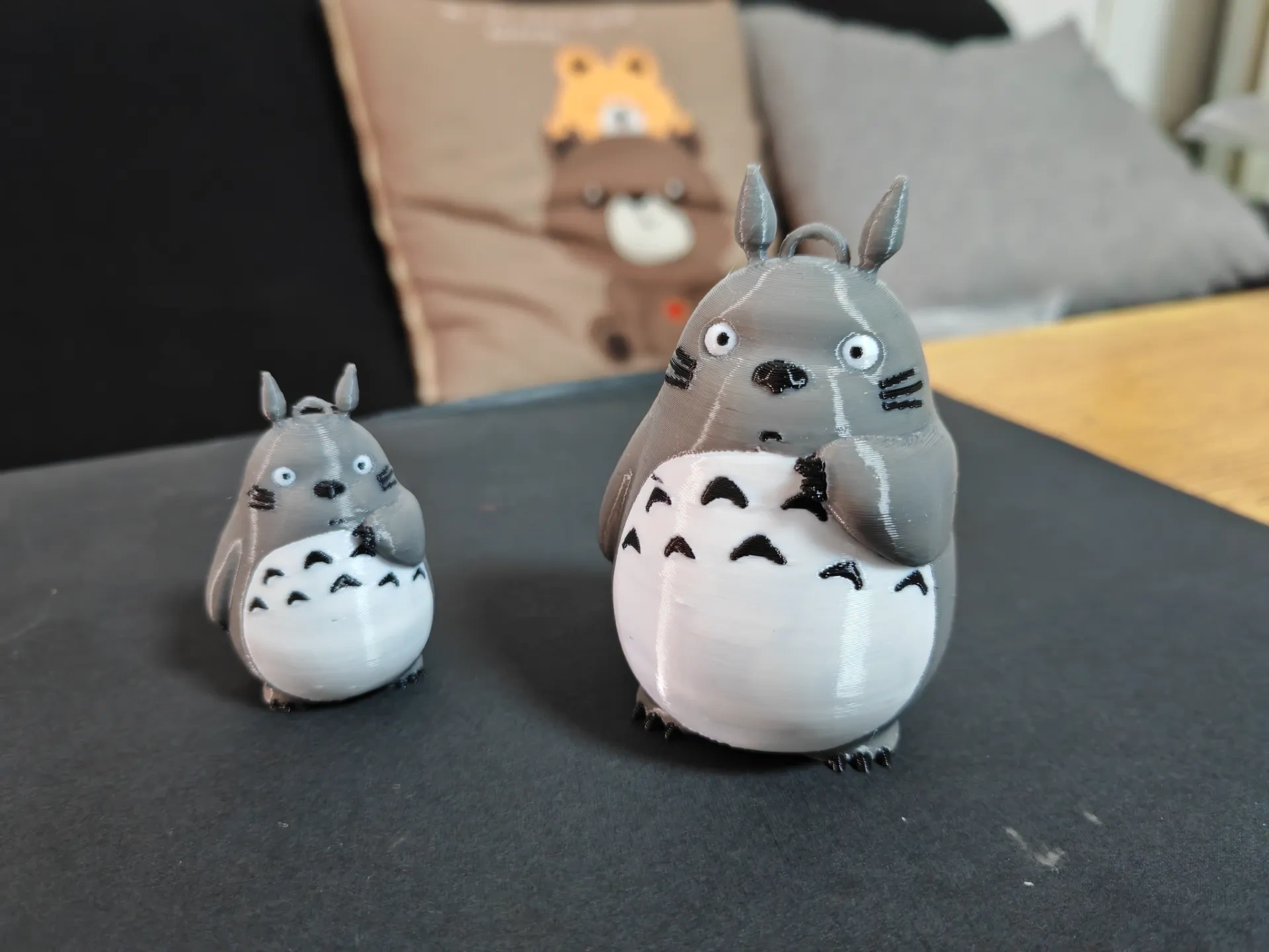 Multicolor Totoro, can be used as a keychain, no support needed for ...