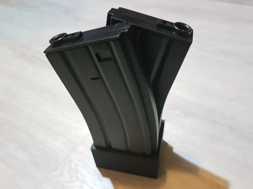 M4 AR15 STANAG Magazine Stand Remixed by makerdavid3d - MakerWorld