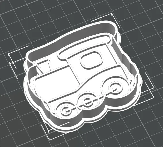 train cookie cutter by HuMirek - MakerWorld