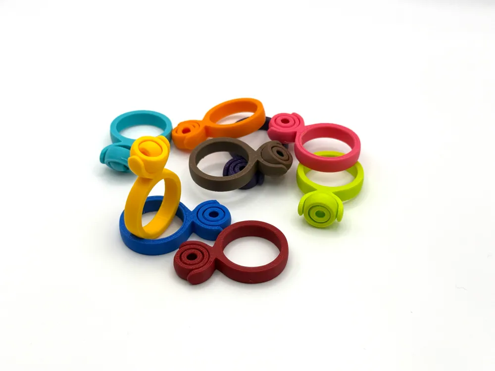 The Fidget Ring Gyro - Print in Place - 11 Mins by Eternity Labs ...