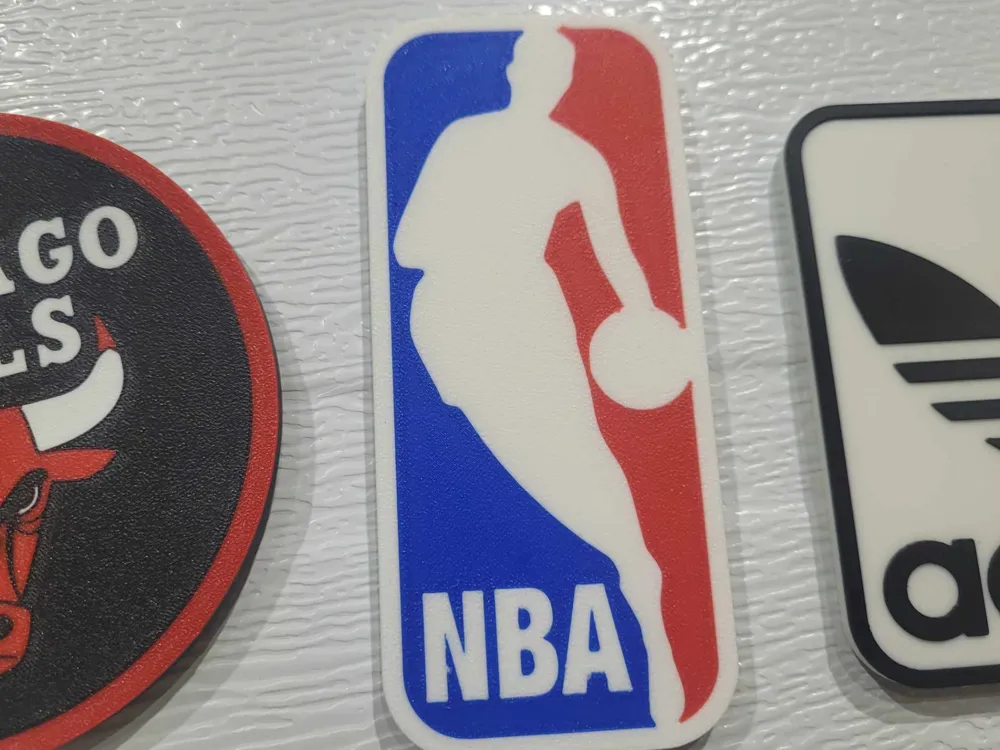 NBA Logo Magnet/Decal and Keychain by phillipjfry - MakerWorld
