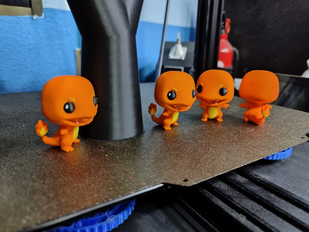 Charmander Funko Four Colors by TechArt3D MakerWorld: Download Free 3D ...