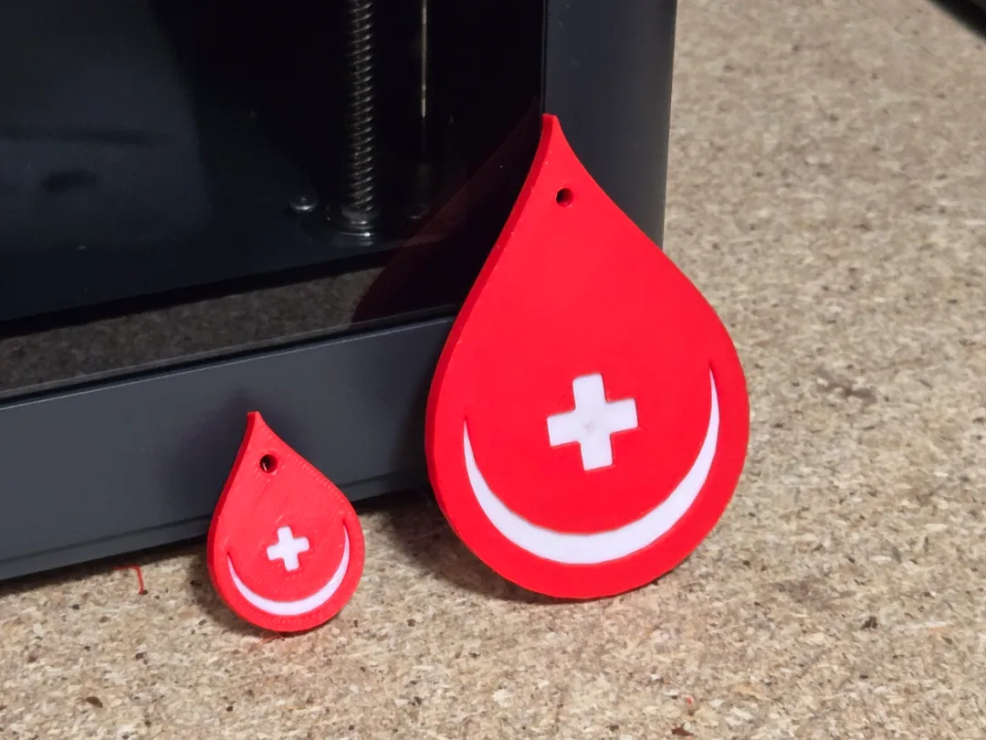 Blood Donor Bag Tag and Keychain - Free 3D Print Model - MakerWorld
