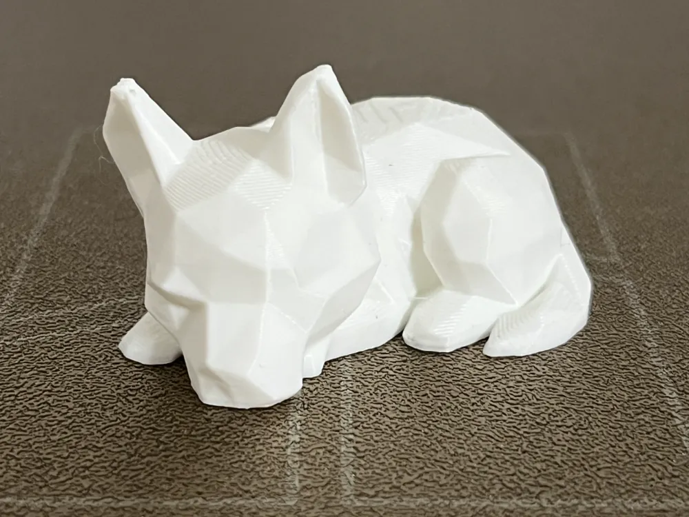 Low poly sleeping dog - Free 3D Print Model - MakerWorld