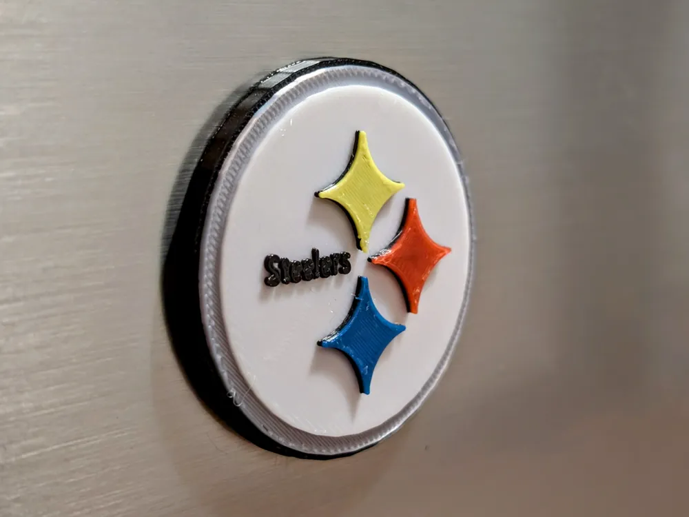 Pittsburgh Steelers - Embossed Fridge Magnet by svenson - MakerWorld