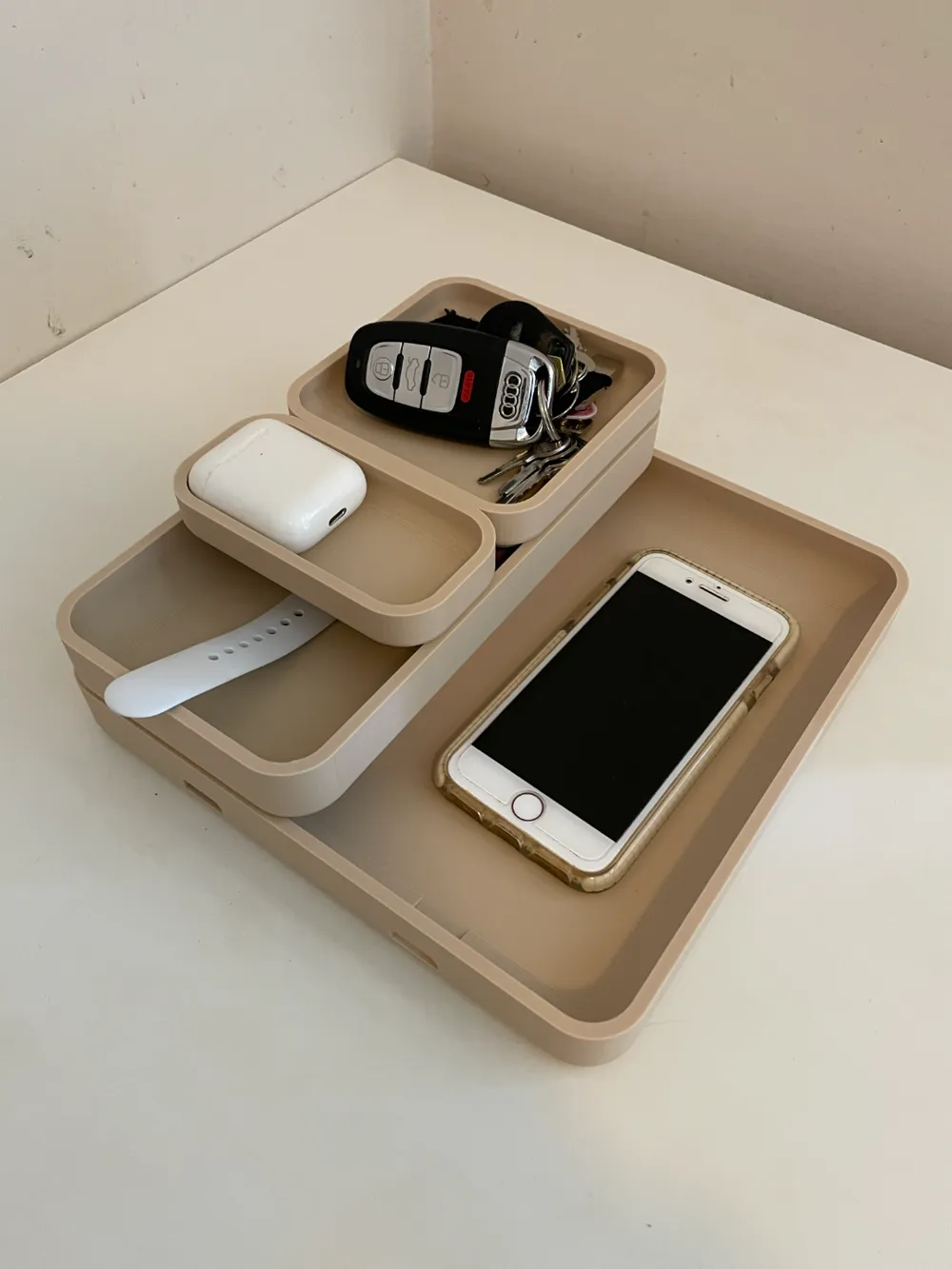 Stackable Minimalist Desktop Organizer by elvishdesigns - MakerWorld
