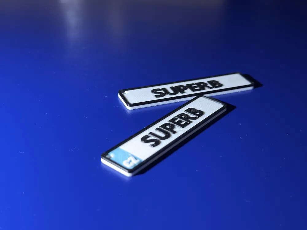 Car, License plate number / Text Keychain - Free 3D Print Model ...