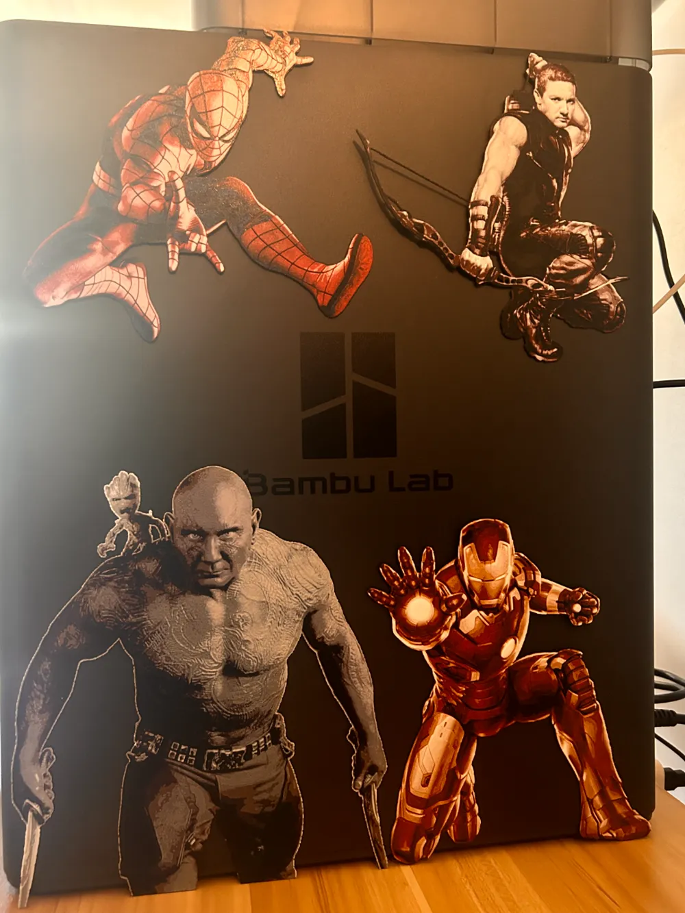 Iron Man HueForge by tbosley02 - MakerWorld