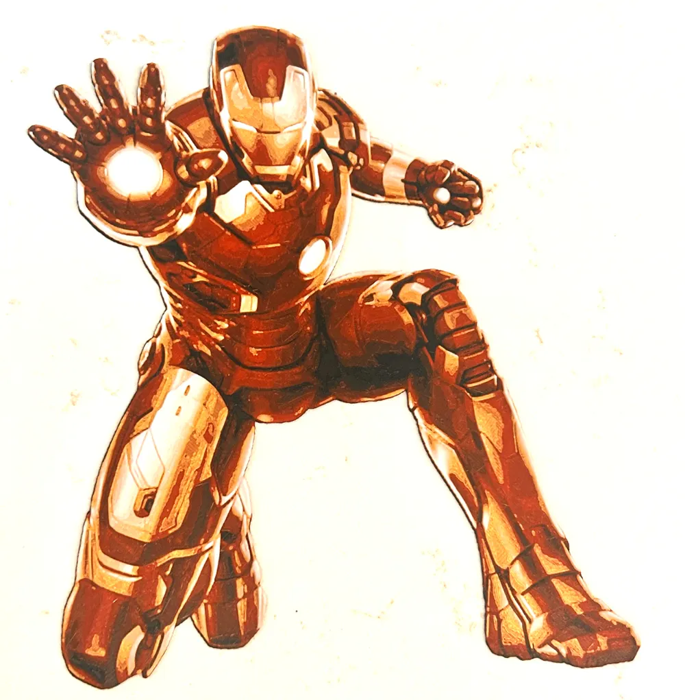 Iron Man HueForge by tbosley02 - MakerWorld