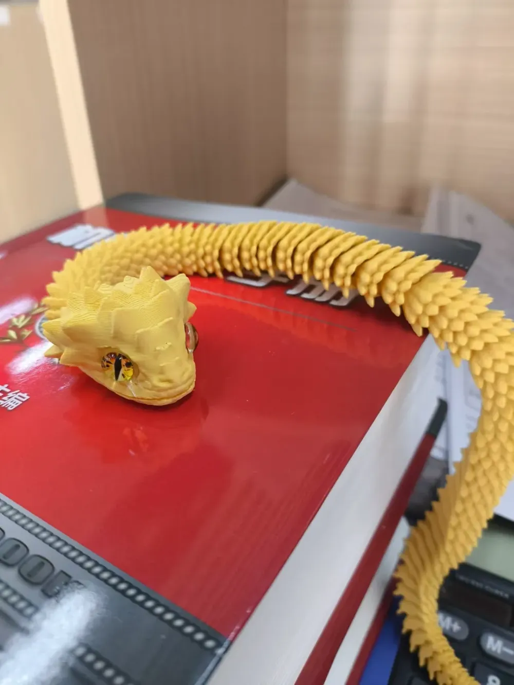 Spiky Snake (Durian Snake) 45cm long, fits 8mm artificial eyes by ...