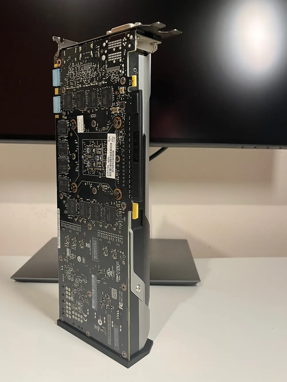 Vertical GPU Stand – NVIDIA GeForce Compatible - Free 3D Print Model ...