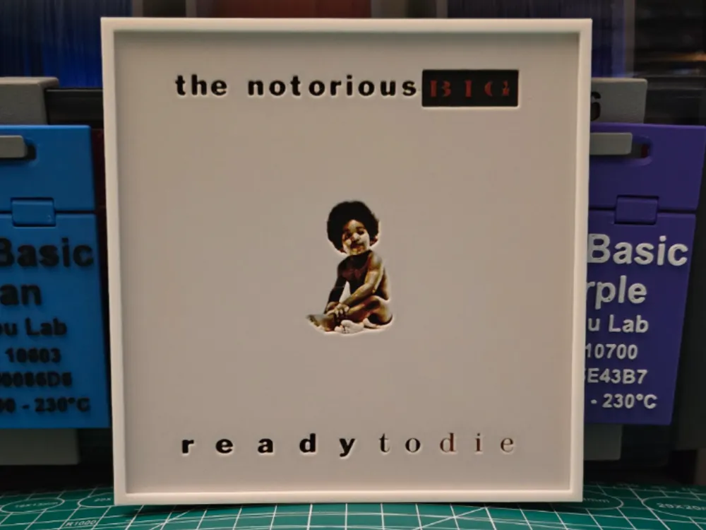 The Notorious B.I.G. "Ready to Die" Album Art by Lumpy3D - MakerWorld