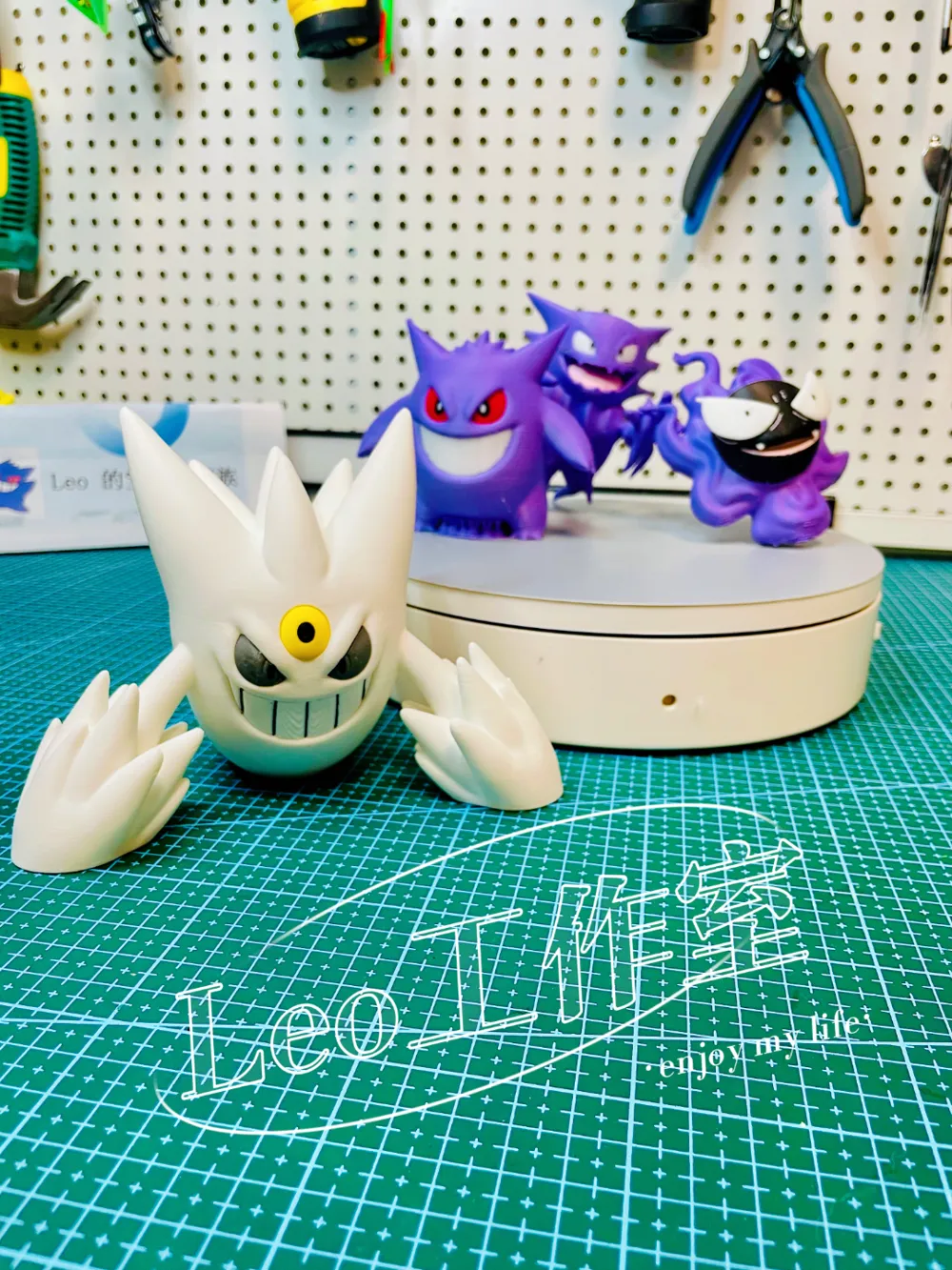 15cm Gengar - White A1, P1, X1 by 手残的Leo - MakerWorld